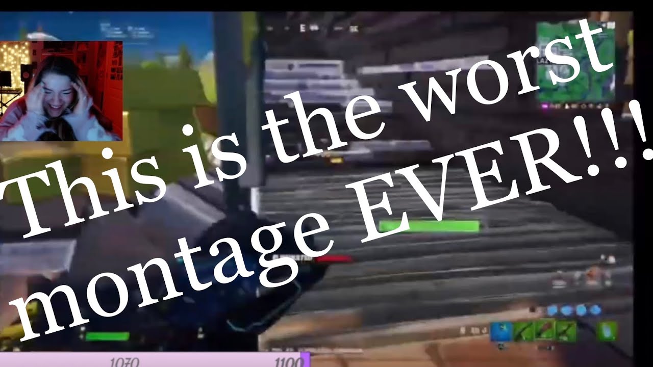 Reacting to my 1st ever Fortnite montage and it was HORRIBLE! Worst ...