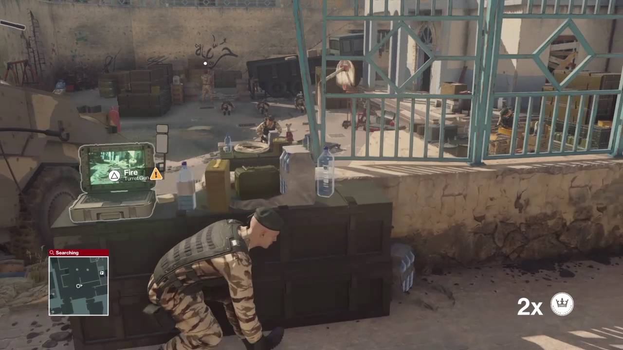 Hitman PS4 - Marrakesh A Gilded Cage - APC Turret Elimination - YouTube