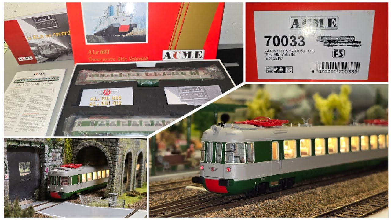 Acme 70033:Ale 601 "Il test Definitivo completo" del nuovo set Treno ...