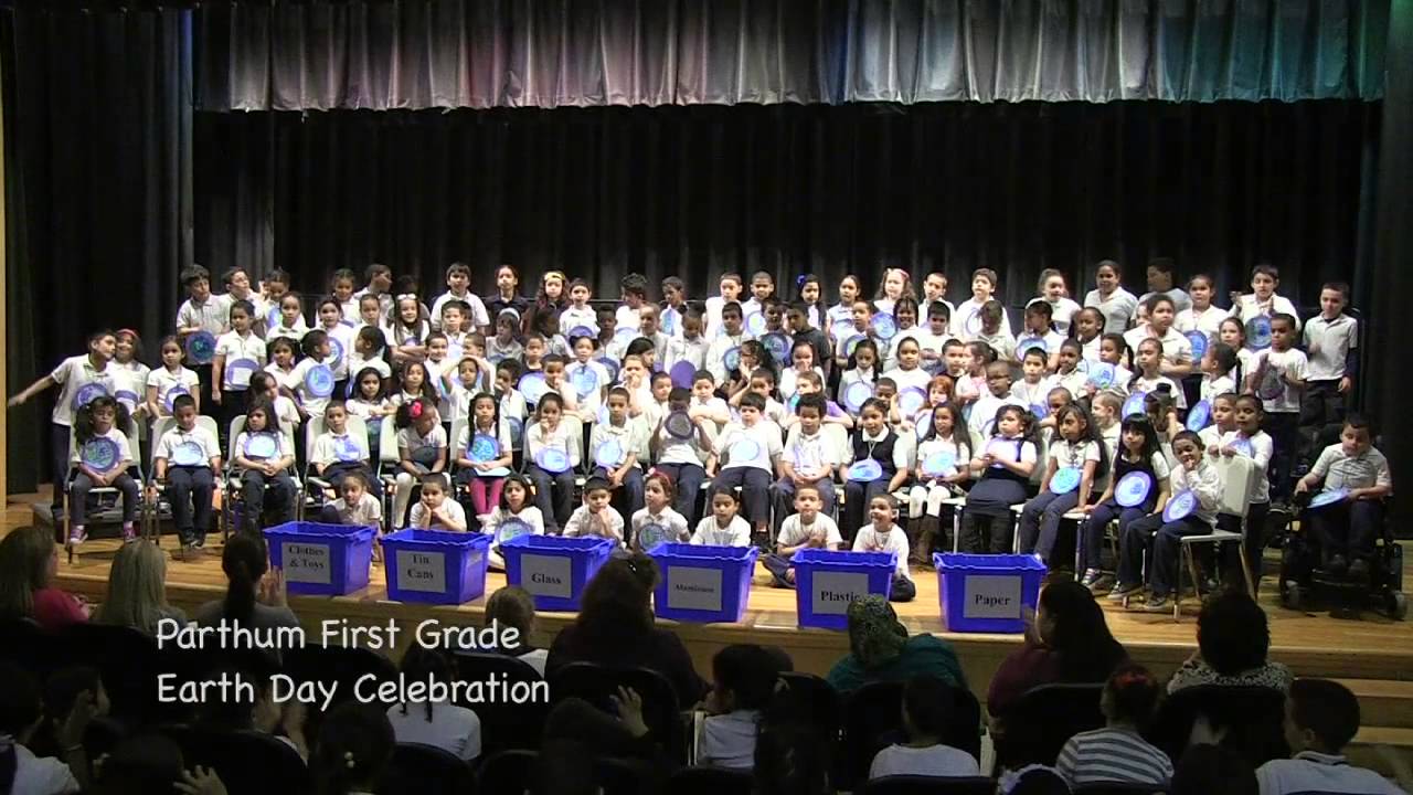 Parthum 1st Grade Celebrates Earth Day - YouTube