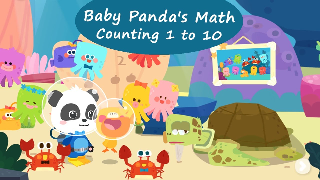 Baby Panda's World Of Math #20 - Learn Counting from 1 to 10 with Kiki ...