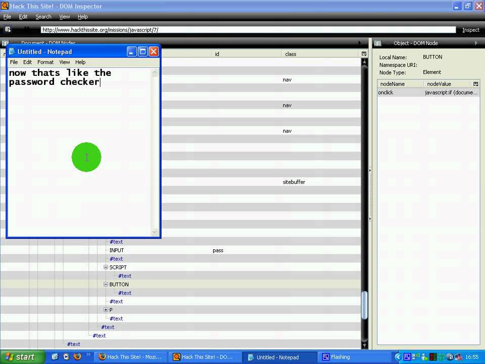 javascript mission 7 - hackthissite.org - YouTube