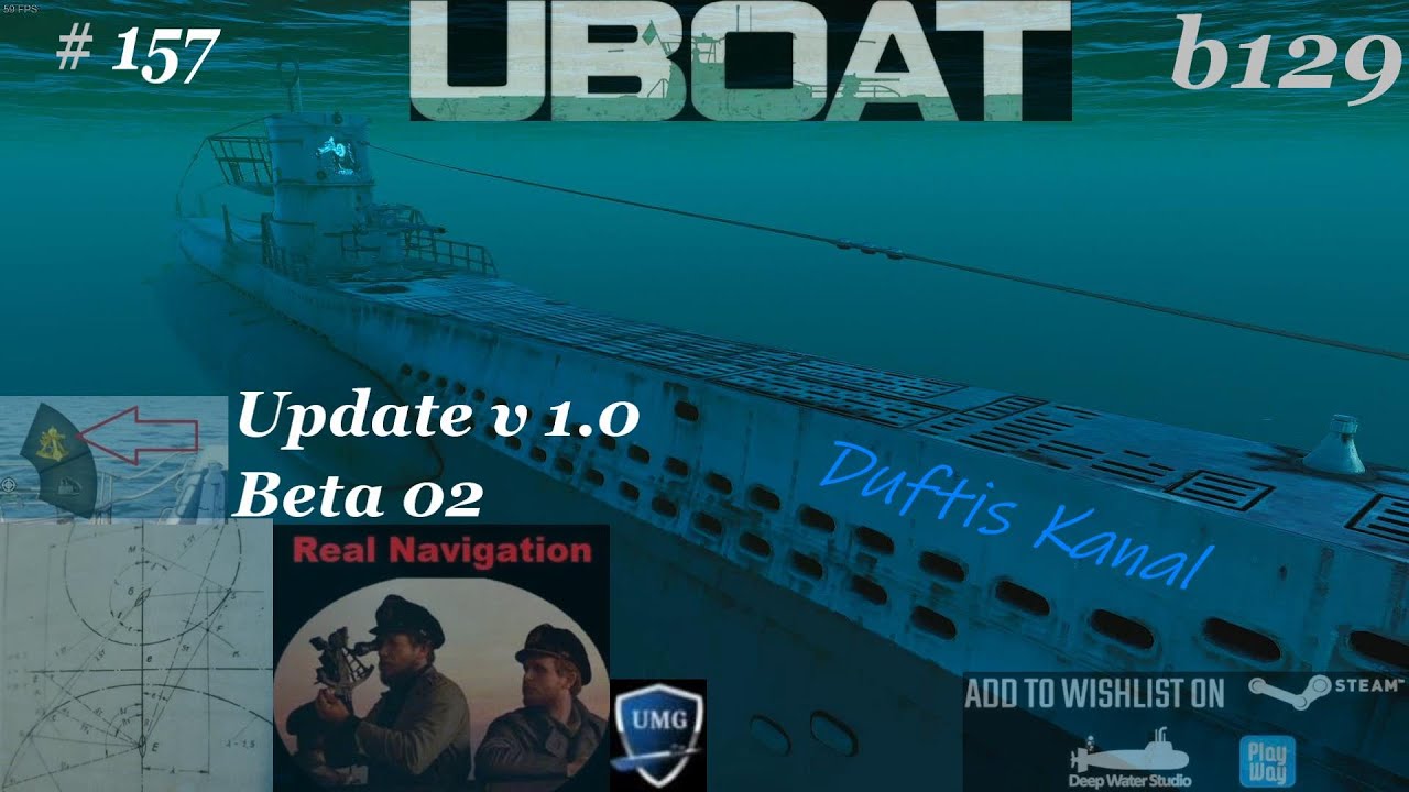 UBOAT # 157 Real Navigation update v1.0 Beta 02 - YouTube