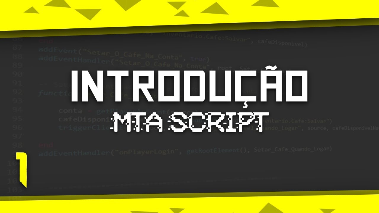 Introdução ao Script (MTA Script Lua) - YouTube