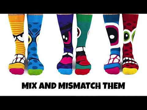Stress Heads - Six Odd Socks! Available at Wicked Uncle USA
