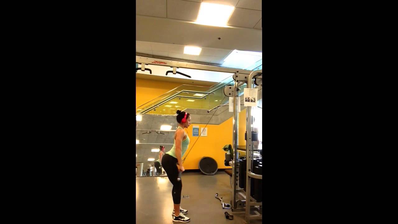 Randi Kennedy Fitness - Wide Grip Lat PUSHdown - YouTube
