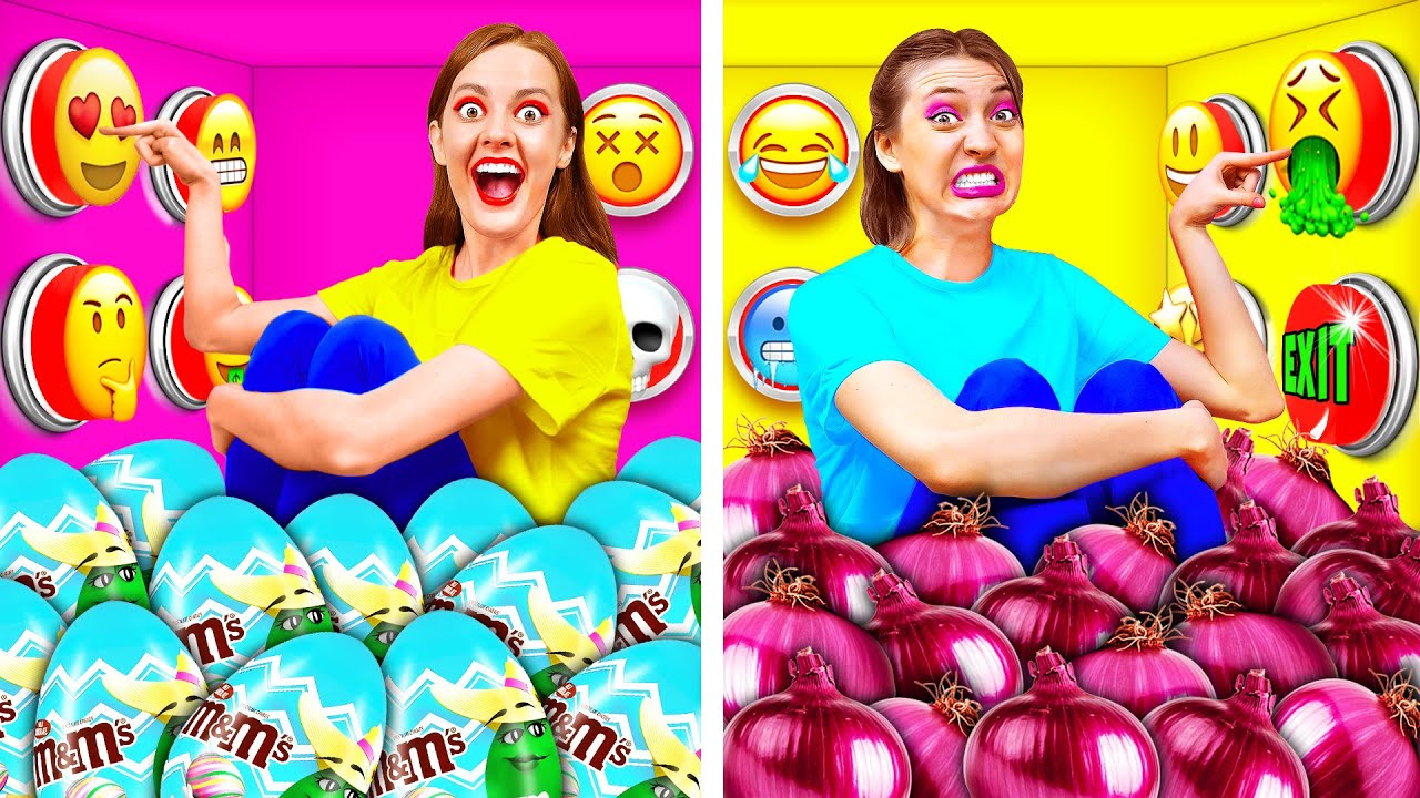 1000 Mystery Buttons Challenge Only 1 Lets You Escape | Funny ...