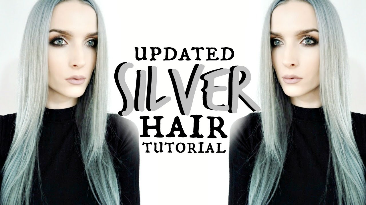 Silver/Smokey Hair Tutorial - YouTube