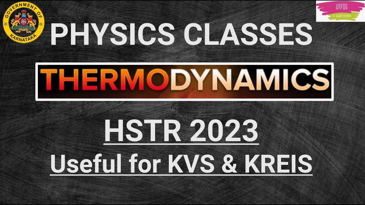 #hstr_physics_maths_classes : HSTR Thermodynamics (in 1 shot) - YouTube