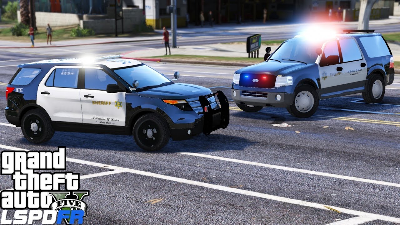 GTA 5 LSPDFR Police Mod 341 | Los Angles County Sheriff Department ...