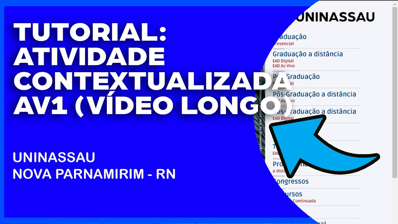 13. TUTORIAL: ATIVIDADE CONTEXTUALIZADA AV1 (VÍDEO DETALHADO) - ENSINO DIGITAL - YouTube