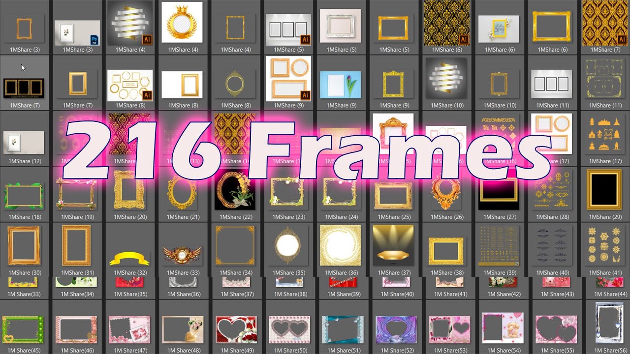 ចែករំលែកស៊ុម ២១៦ New Free Frames 216 Is Beautiful 2021 By 1M Share ...