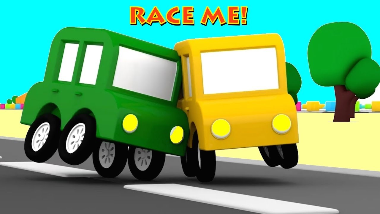 RACE ME! - Cartoon Cars - Cartoons for Kids! - YouTube