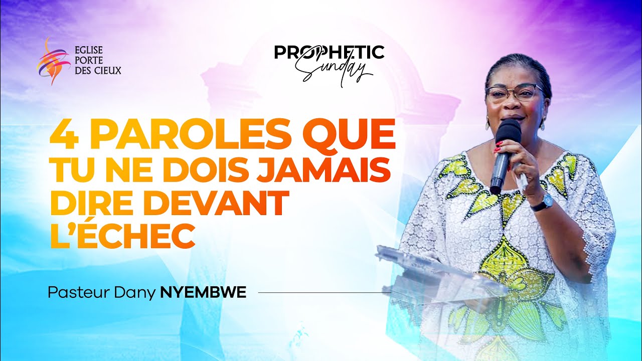 4 PAROLES QUE TU NE DOIS JAMAIS DIRE DEVANT L'ECHEC AVEC LE PASTEUR ...