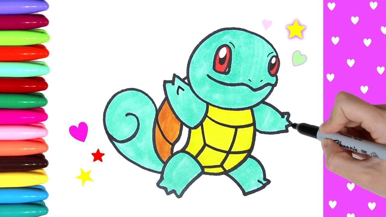 How to Draw Squirtle l Pokemon - YouTube