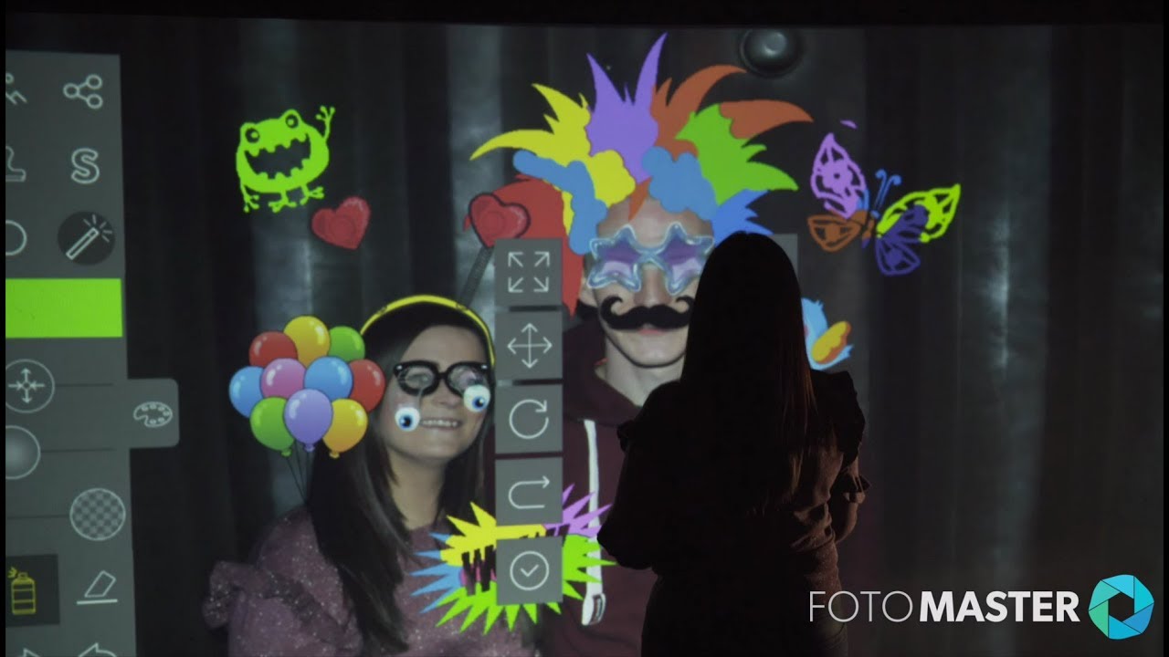 Air Graffiti Wall at Events: A Boxing Match - YouTube