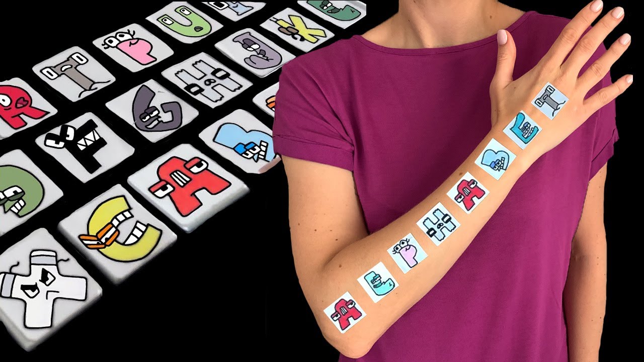 Origin of the Alphabet Lore Stickers Paper Craft Ideas | From Alphabet ...