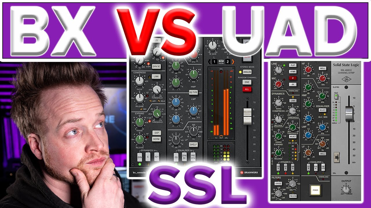 BRAINWORX vs UNIVERSAL AUDIO SSL 4000 E Series Channel Strip Comparison ...