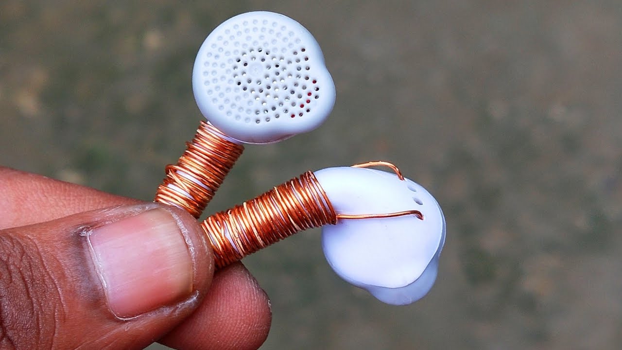 make wireless earphone at home (true) - YouTube