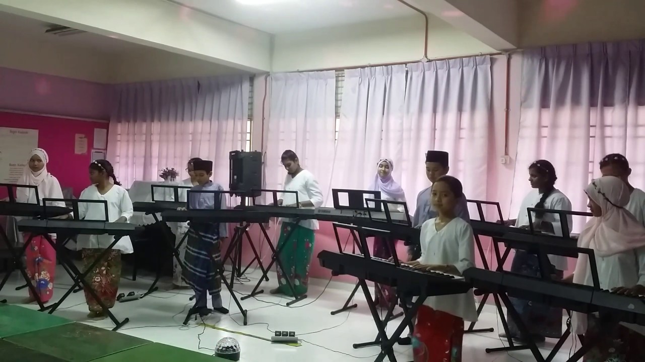 Joget Pucuk Pisang by SK SERI PERMAI Keyboard Ensemble - YouTube