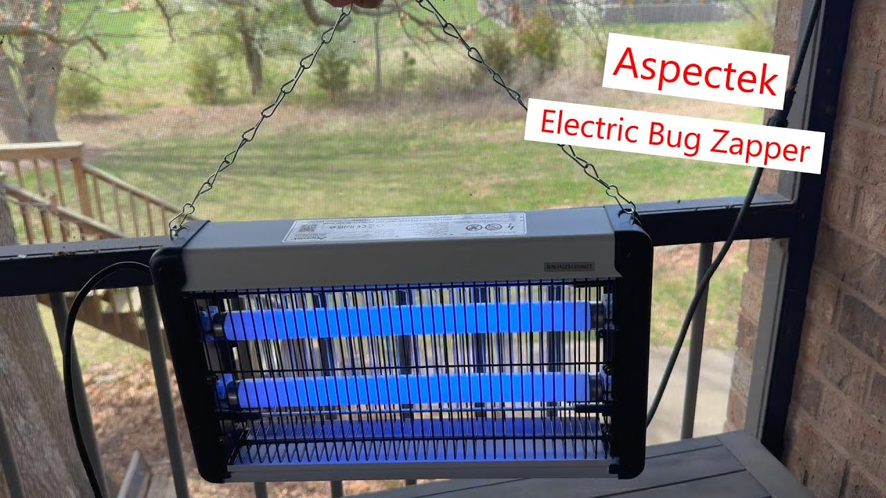 Aspectek Electric bug zapper, removable tray and quiet #bugs #bugzapper ...