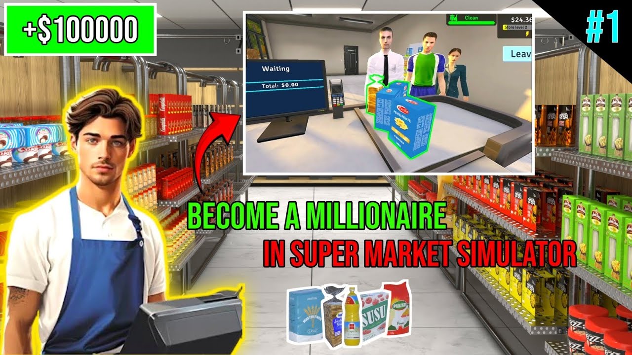 Super Market Simulator game in mobile 😱 | Part 1 | # ...