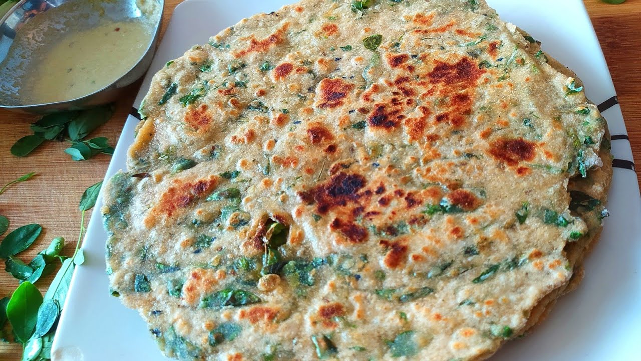 Moringa Bajra Paratha perfect winter special Nasta|Moringa leaves ...