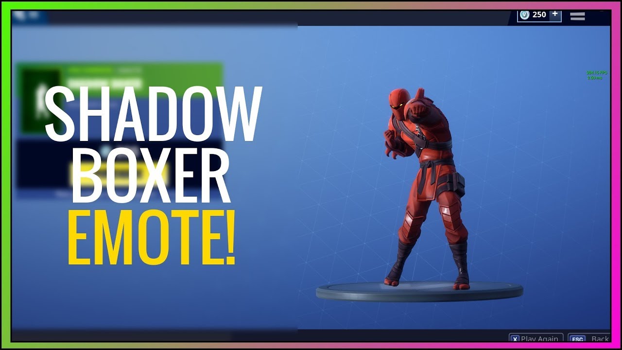 *NEW* SHADOW BOXER EMOTE! (Season 8) Fortnite Item Shop NOW - Fortnite ...