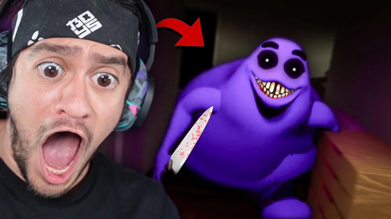 GRIMACE Broke into My House! DON'T Drink the Shake! - YouTube