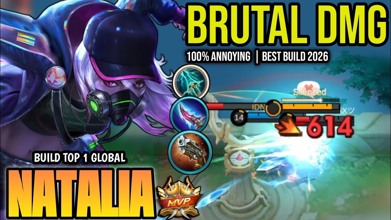 NATALIA BEST BUILD 2026 | BUILD TOP 1 GLOBAL NATALIA GAMEPLAY | MOBILE ...