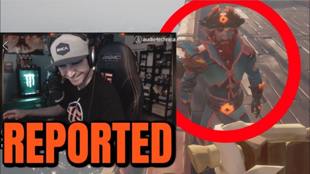 Summit Gets REPORTED by "Streamer"! (Sea of Thieves Summit1g Trolling ...