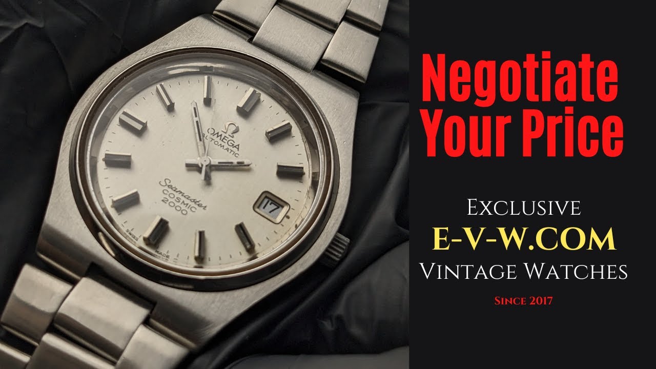 55 Years Old Vintage Omega Seamaster Cosmic 2000 / Jumbo 38mm / Ref ...