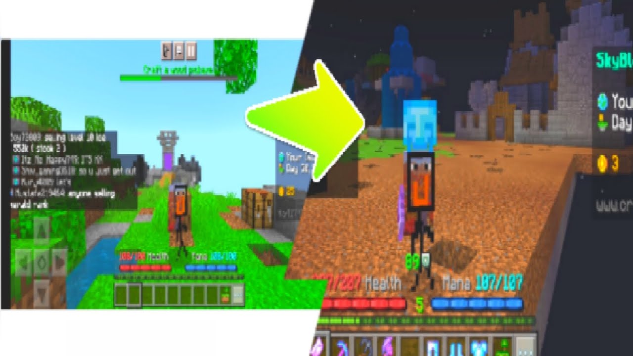how to play craftersmc join my world |UJJWAL|...... - YouTube
