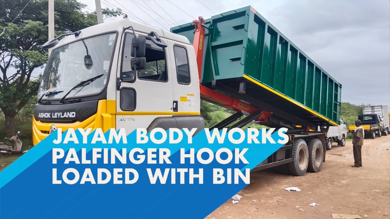 🚛 JAYAM BODY WORKS | PALFINGER HOOK LOADER WITH BIN 🚛 - YouTube