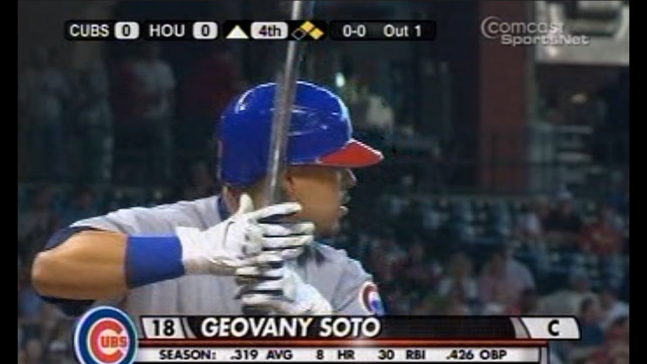 Chicago Cubs at Houston Astros 05/19/2008 Geovany Soto Inside the Park ...