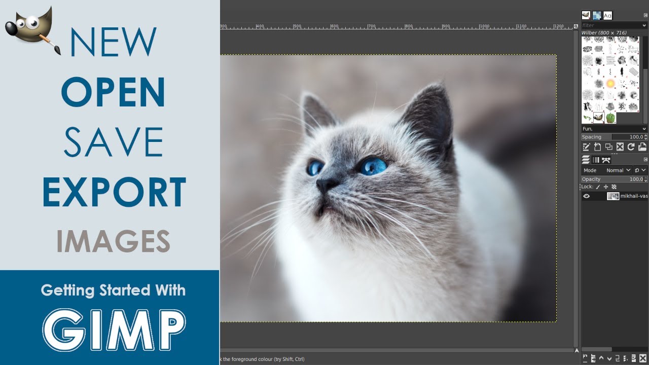 Saving And Exporting Images In Gimp Tutorial For Beginners YouTube Saving And Exporting Images In Gimp Tutorial For Beginners YouTube