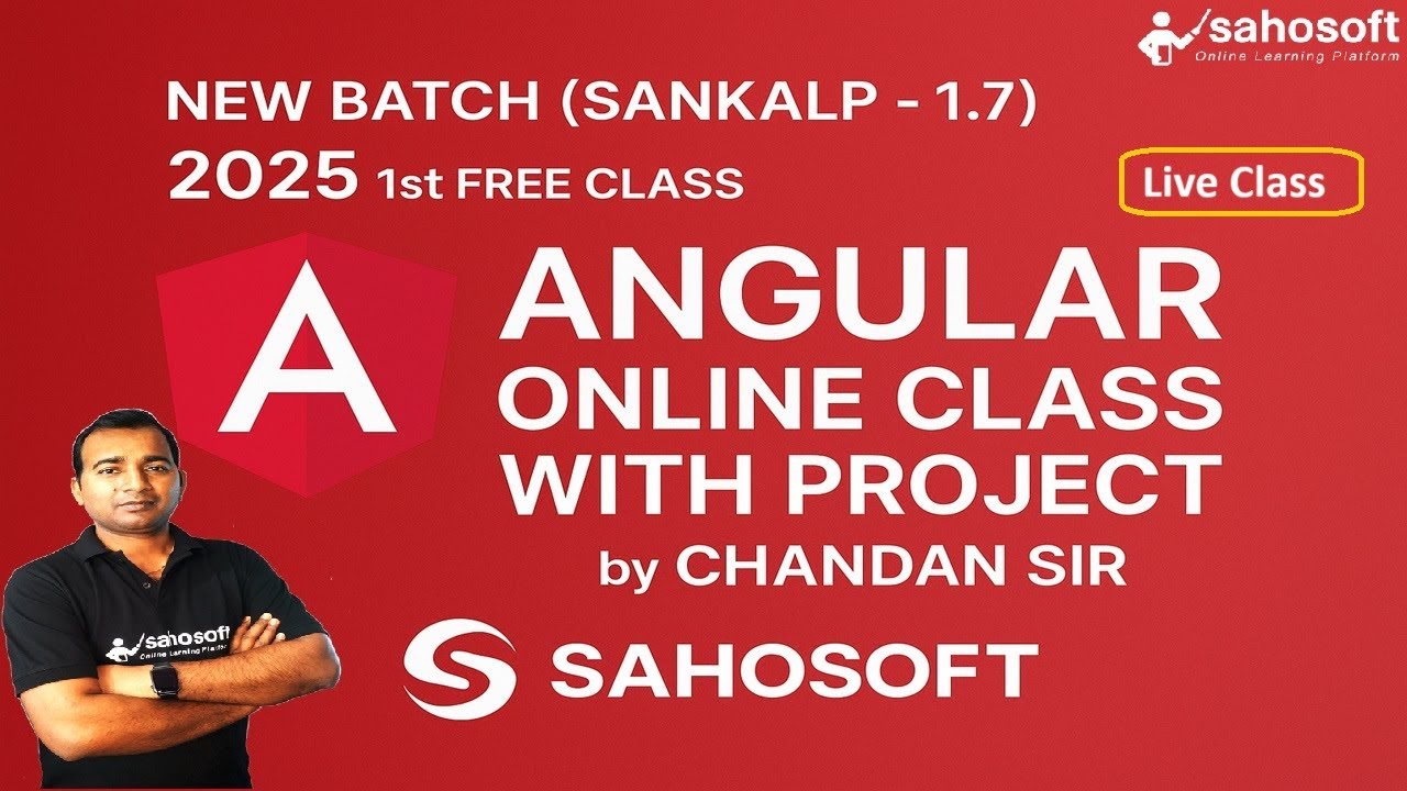 New Batch(Sankalp -1.7) 2025 - 1st Free Class of Angular Online With ...