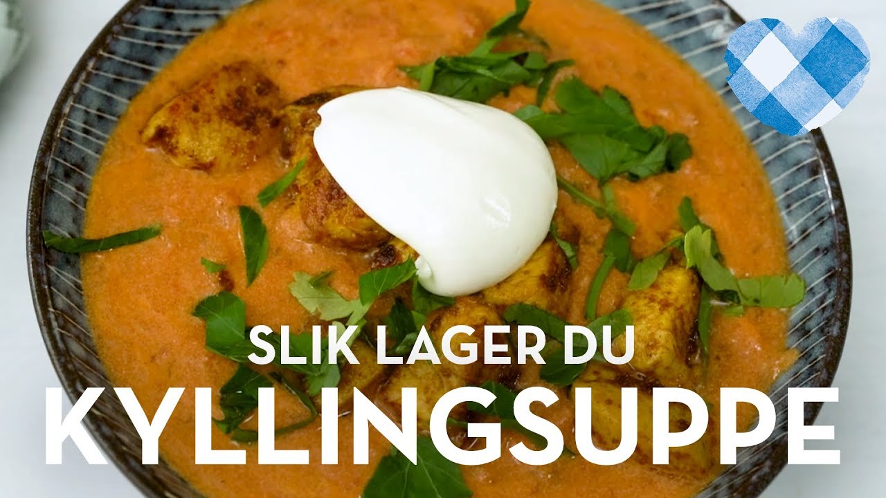 Norges mest populære kyllingsuppe - hot kyllingsuppe | TINE Kjøkken ...