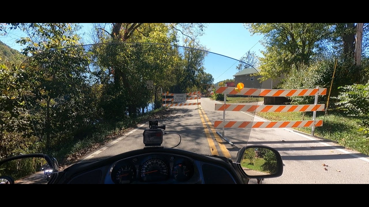 No Detour Sign #gl1800 #goldwing #roadtrip#bike #tennessee - YouTube