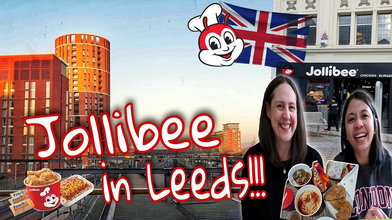 JOLLIBEE COMES TO LEEDS | LEEDS CITY UK | MUKBANG | SarahNRica - YouTube