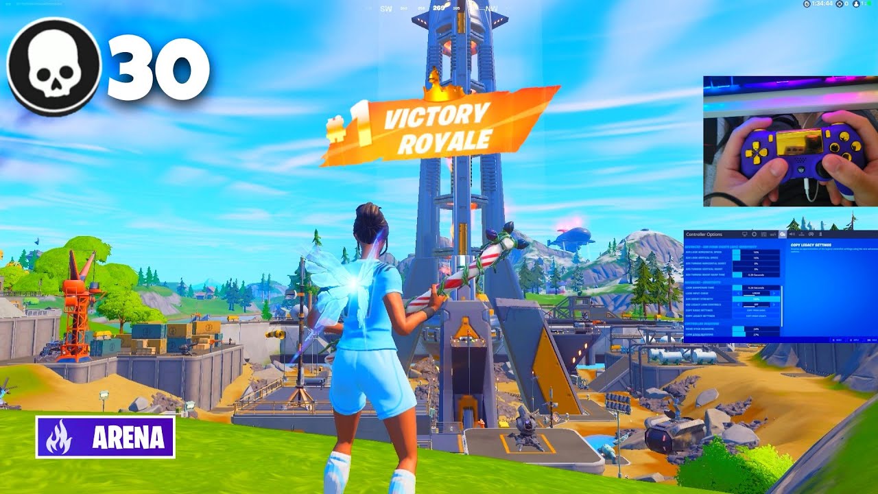 *NEW* Chapter 3 Season 2 Arena Gameplay + Fortnite Settings/Sensitivity ...