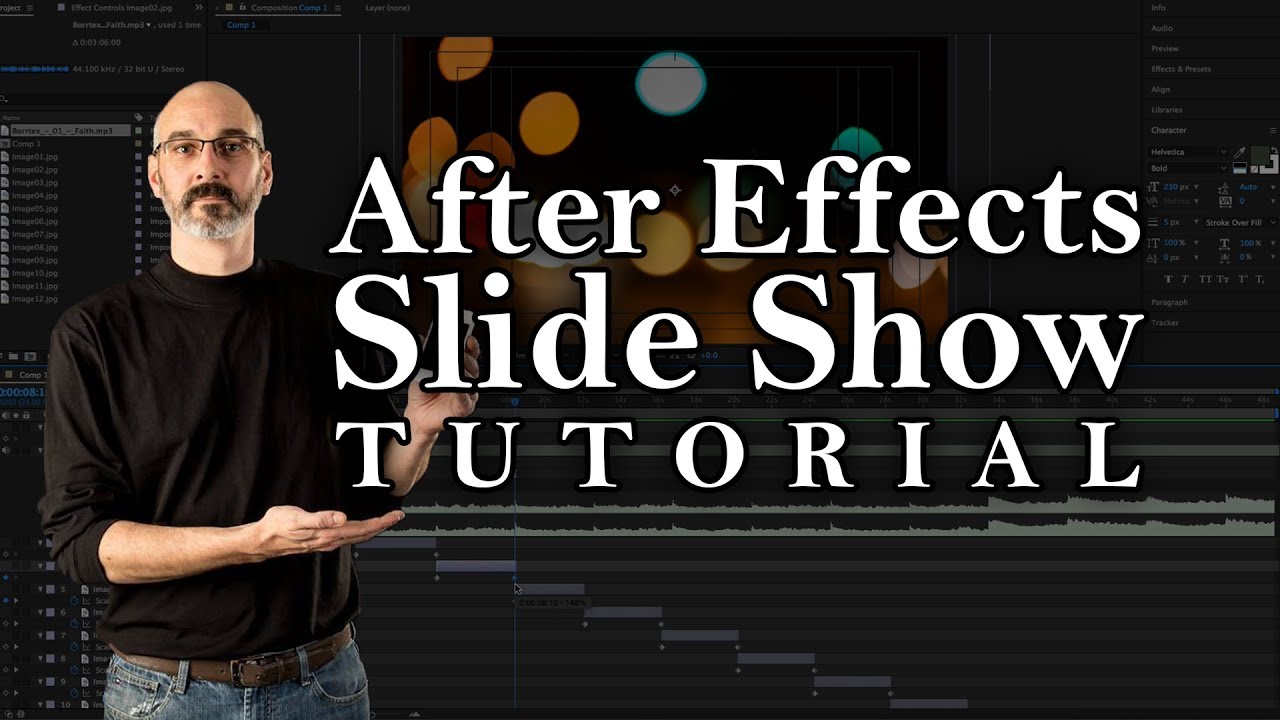 After Effects Tutorial | Photo Slide Show & More - YouTube