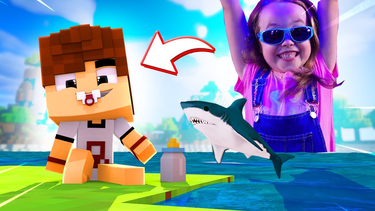 A GUPPY VIROU MINHA BABÁ POR 24 HORAS NO MINECRAFT - YouTube
