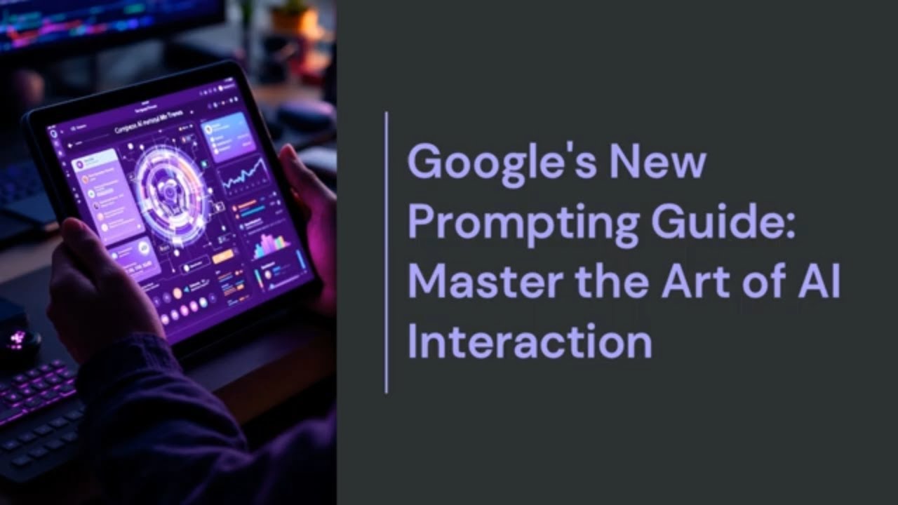 Google’s New Prompting Guide Master the Art of AI Interaction - YouTube