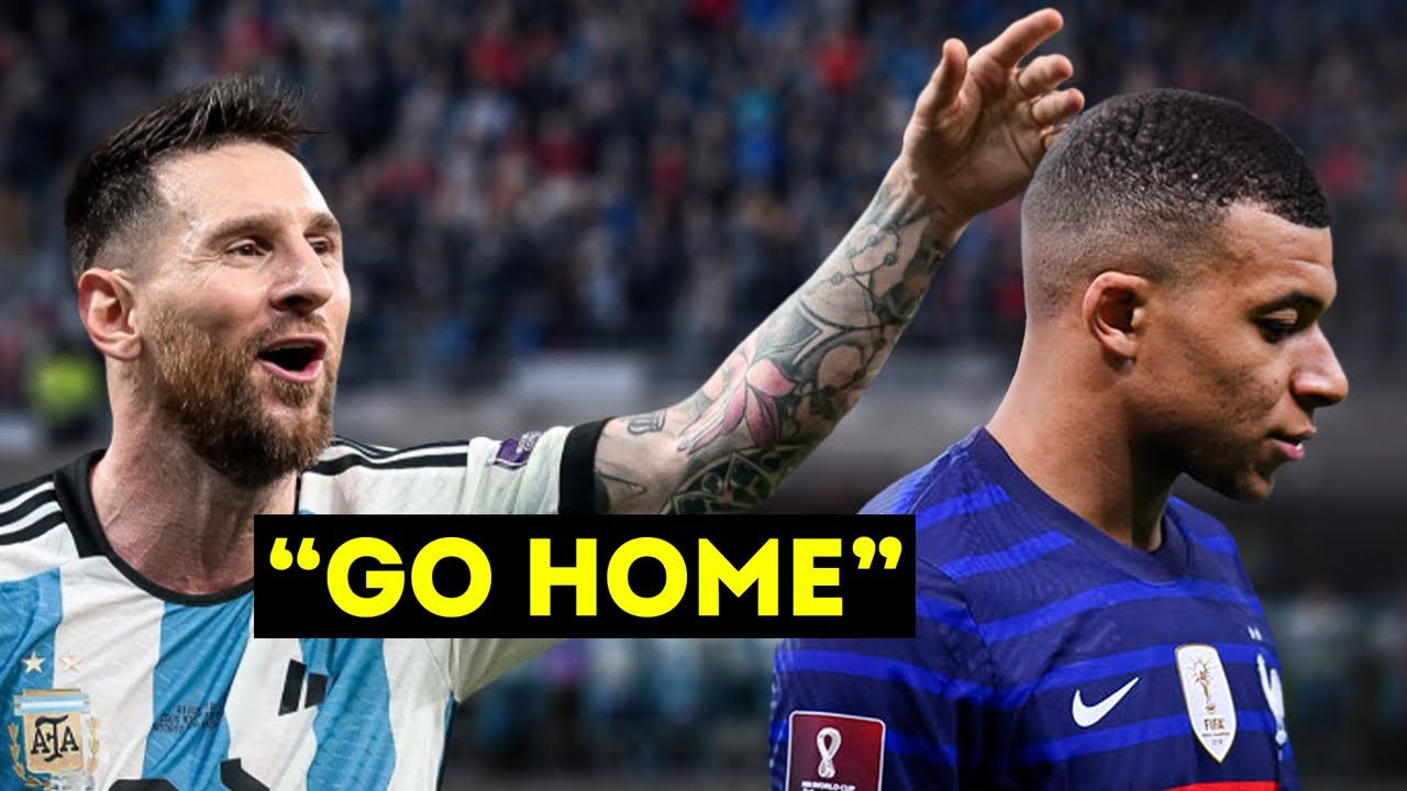 Hidden Football Trash Talking You Must See! Messi, Mbappe, World Cup ...