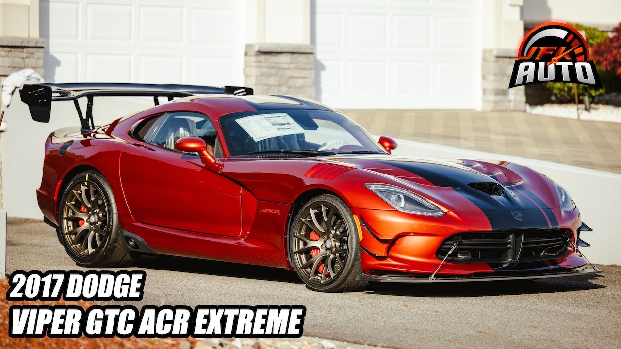 2017 Dodge Viper GTC ACR Extreme HIGHEST MSRP Viper Built - YouTube
