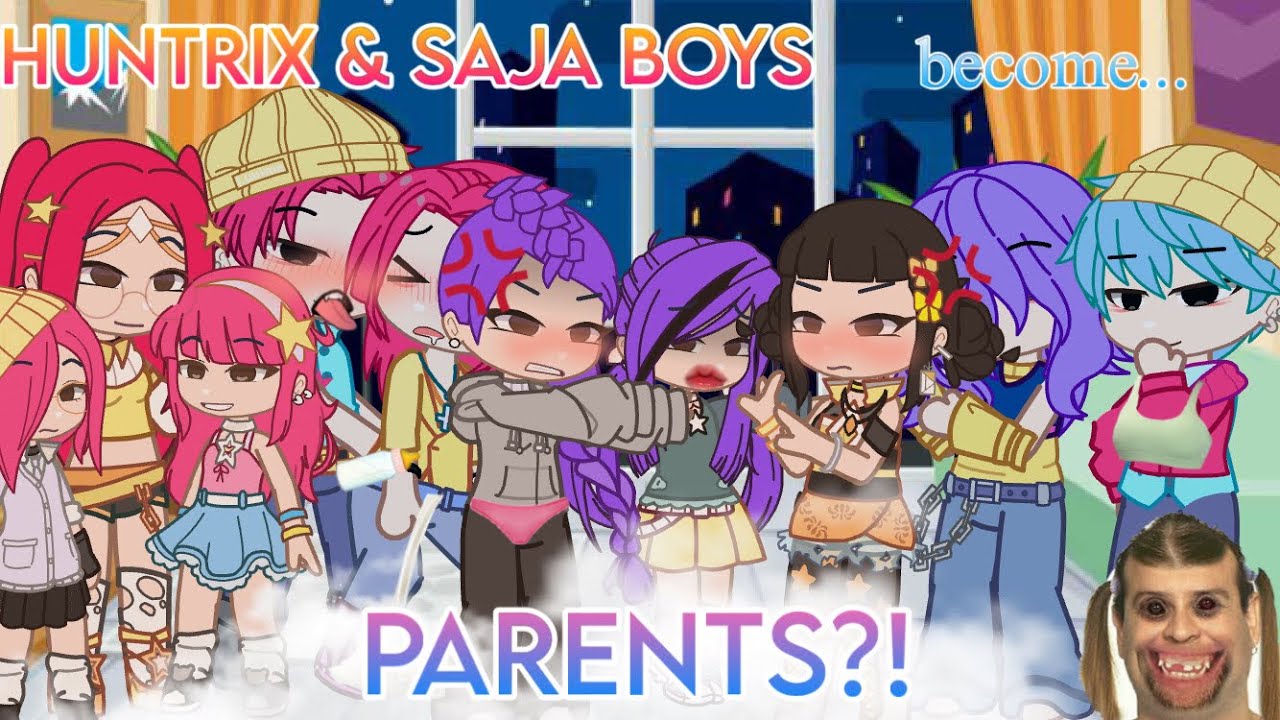 HUNTRIX HAS A BABY?! part 2! | kpop demon hunters | gacha life/club ...