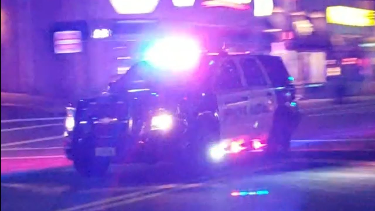 Police Unit Responding Full Code 3 Fire Reported Wood-ridge Nj 1-22-19 ...