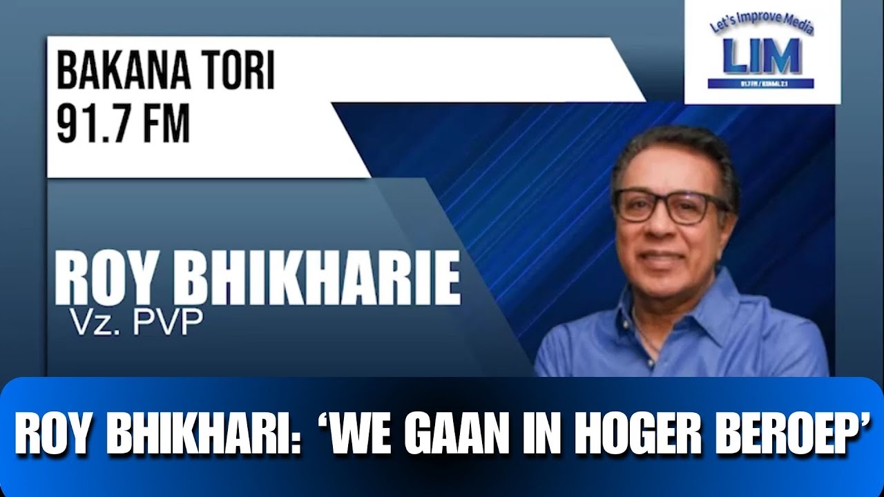 BT WOENSDAG 12 MAART 2025 || ROY BHIKHARI : WE GAAN IN HOGER BEROEP ...