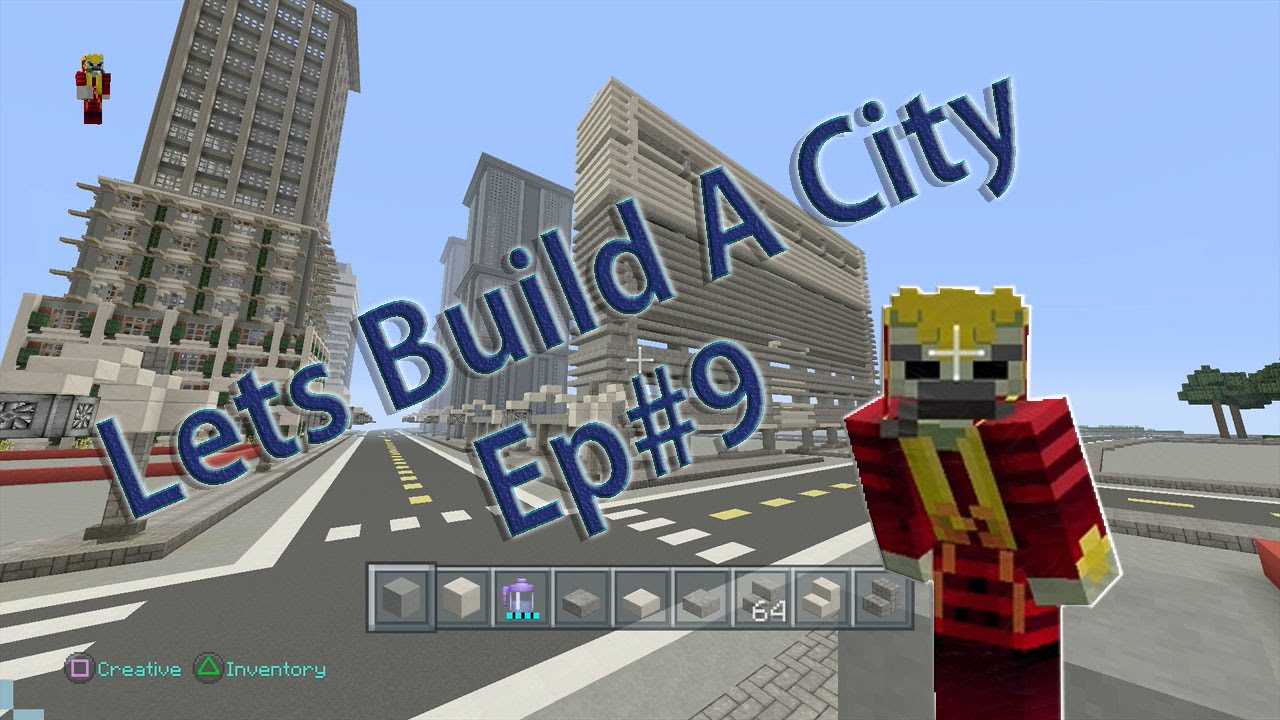 Minecraft Ps4 Gameplay "Lets Build a City!" Episode# 9! (CarLot ...